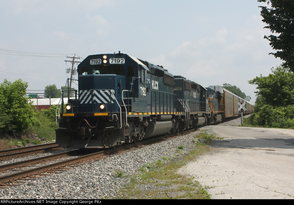 CSX train Q217 with HLCX locomotives